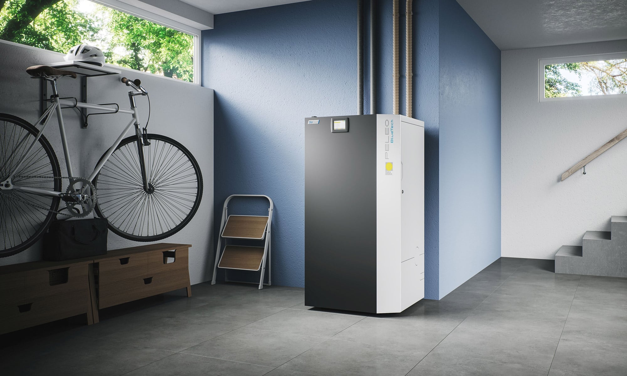 Neuer Pelletsheizwertkessel - Ritter Solartechnik